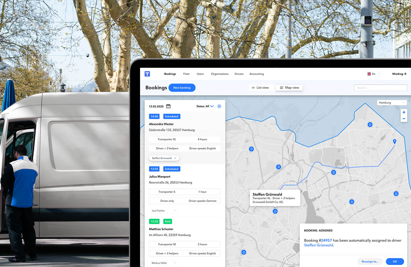 Software for last mile deliveries explained. Part 2: Cloud dispatching dashboards. | MotionTools ...